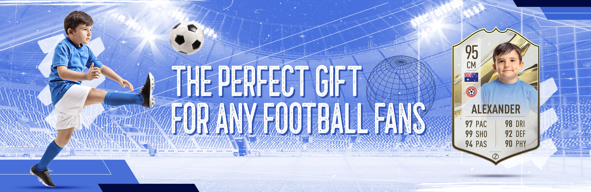 Personalized Football Card | Custom Football Gift | OZ Football Card