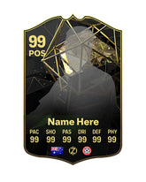 Personalized Football Card | Custom Football Gift | OZ Football Card