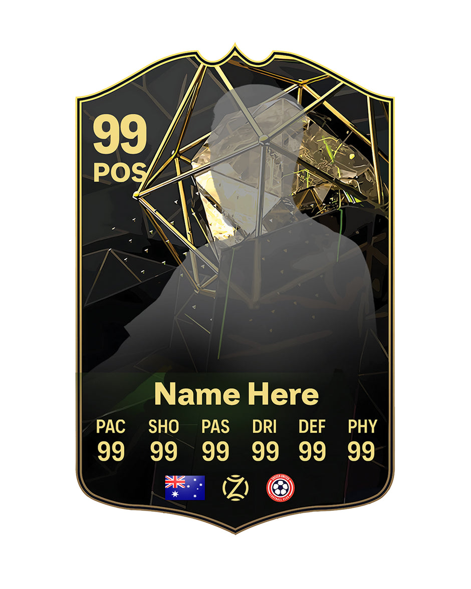 Personalized Football Card | Custom Football Gift | OZ Football Card