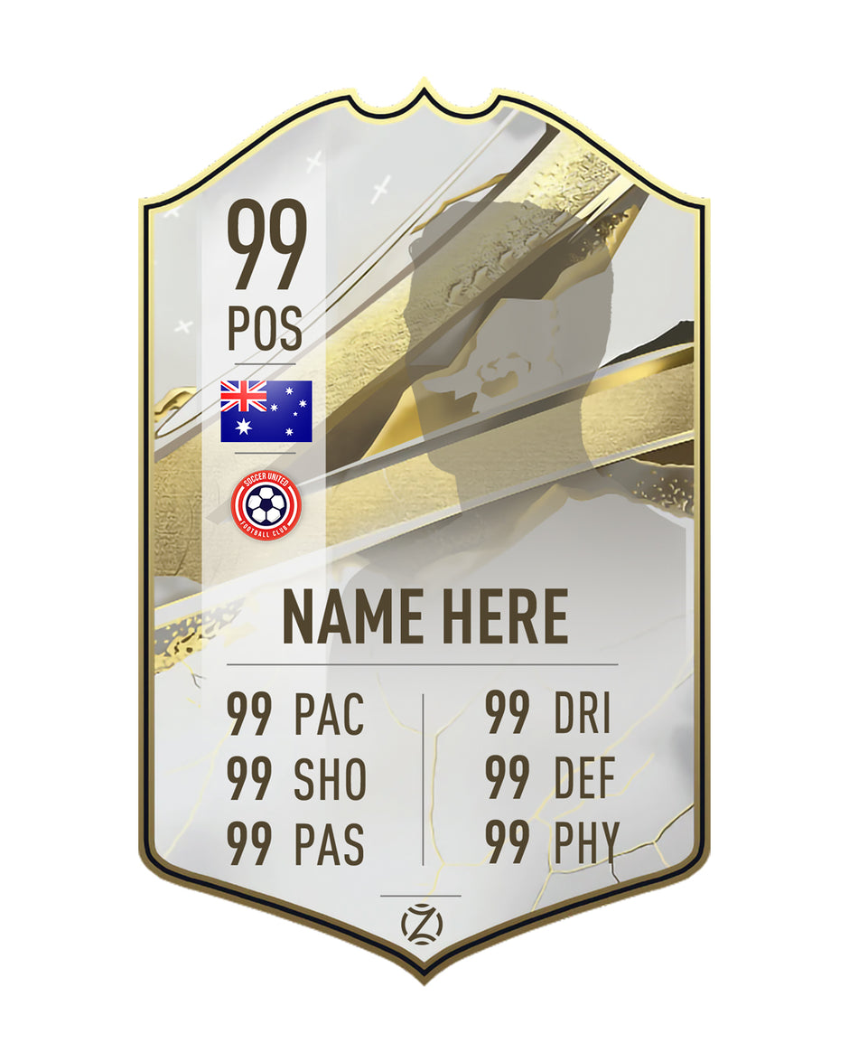 Personalized Football Card | Custom Football Gift | OZ Football Card